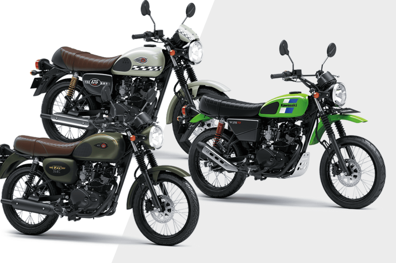 2023 KAWASAKI W175新色：小排量W車系！復古輕檔車TR SE/SE/Café三車型 | 癮車報