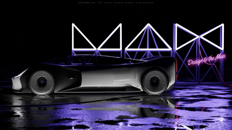 未來的Tesla Roadster就該這樣 專業汽車設計師的狂想Tesla SpaceX Model R搭載火箭推進器 馬力2,950匹 ...