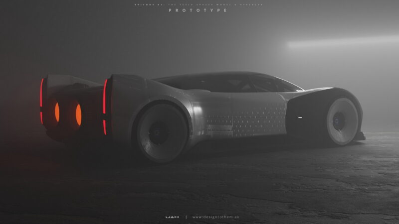 未來的Tesla Roadster就該這樣 專業汽車設計師的狂想Tesla SpaceX Model R搭載火箭推進器 馬力2,950匹 ...