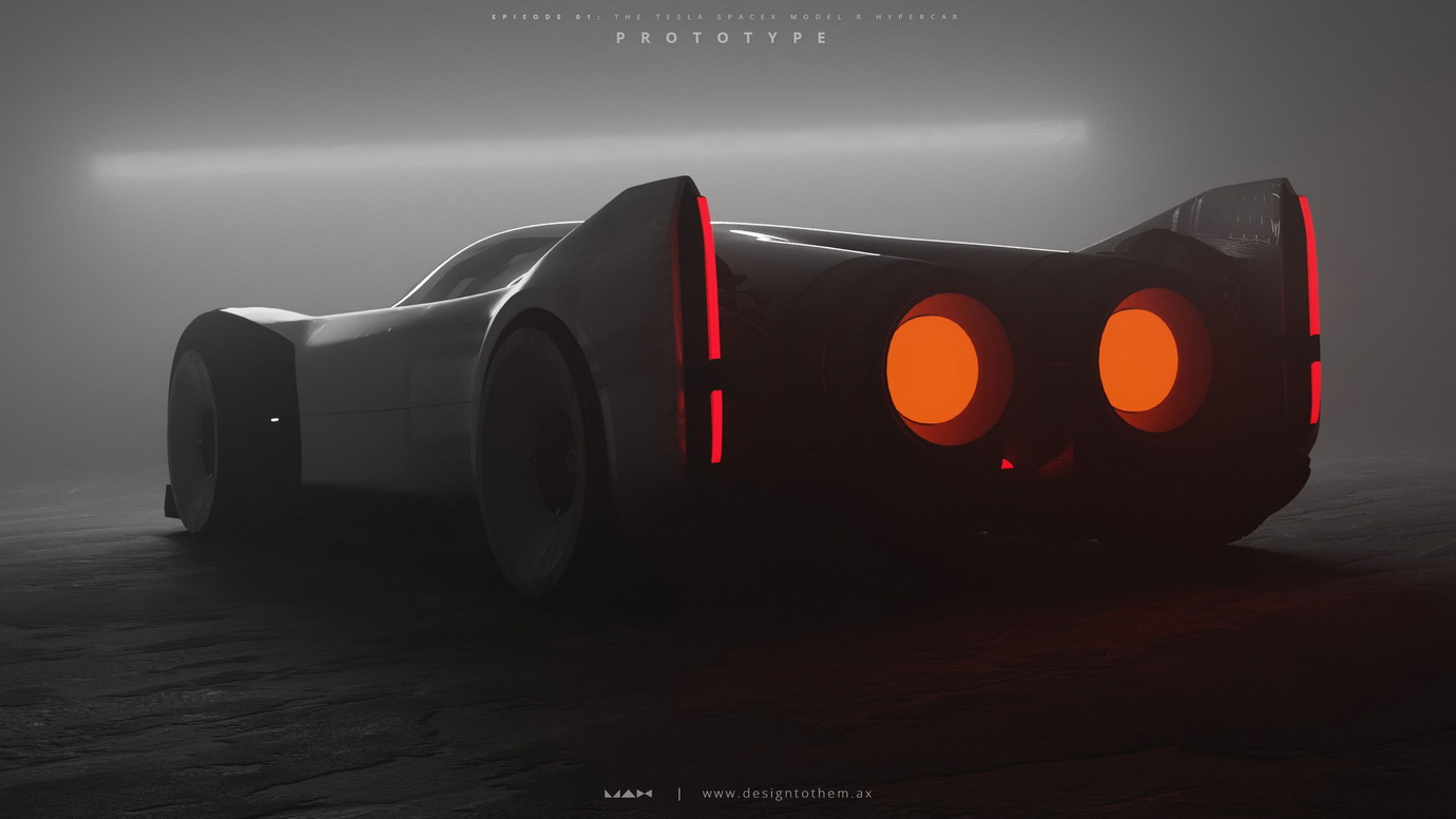 未來的Tesla Roadster就該這樣 專業汽車設計師的狂想Tesla SpaceX Model R搭載火箭推進器 馬力2,950匹 ...