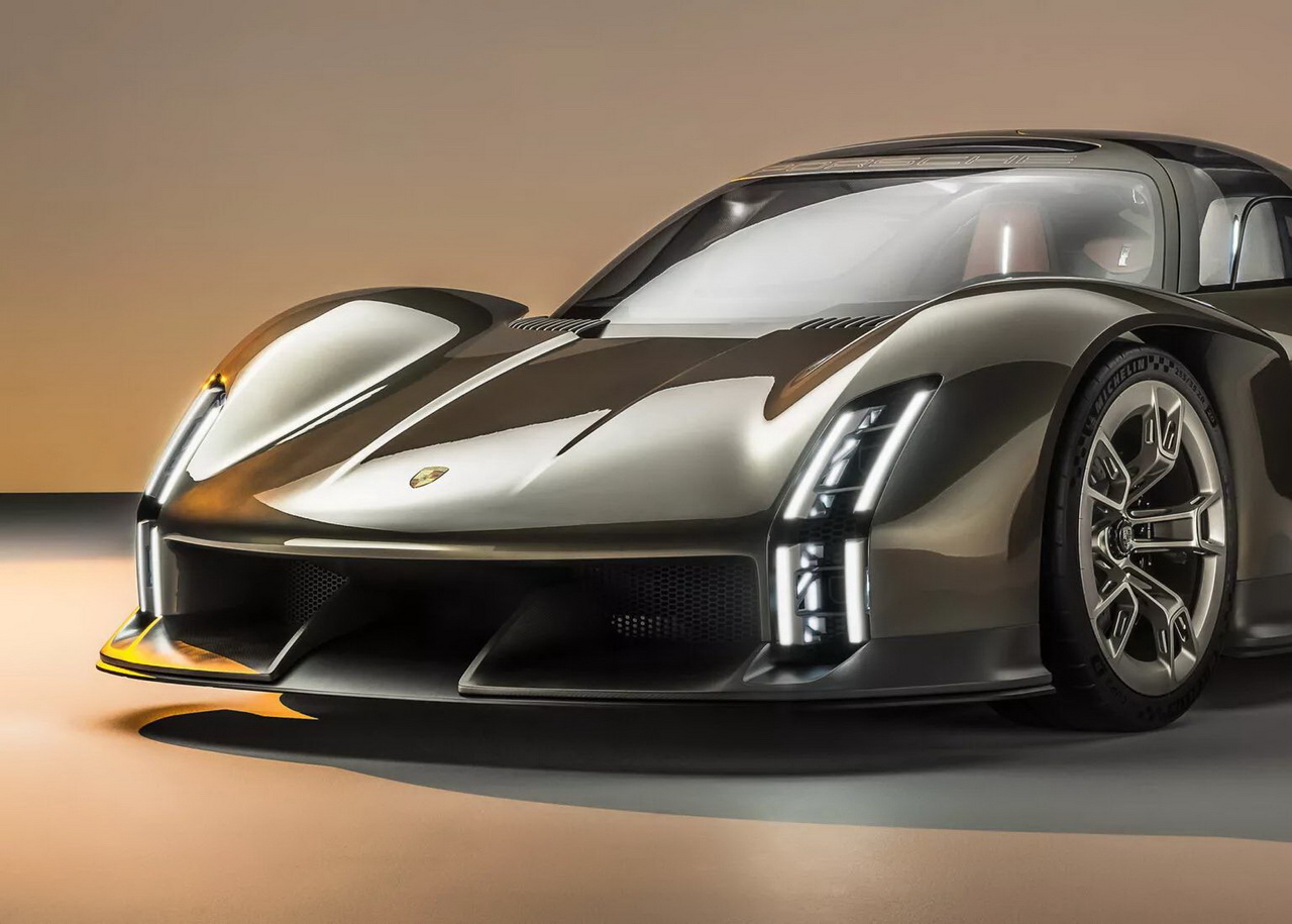 為創造Nurburgring北環最速單圏紀錄而生 Porsche Mission X電動超跑概念車據說有1500匹馬力 下壓力是911 GT3 ...