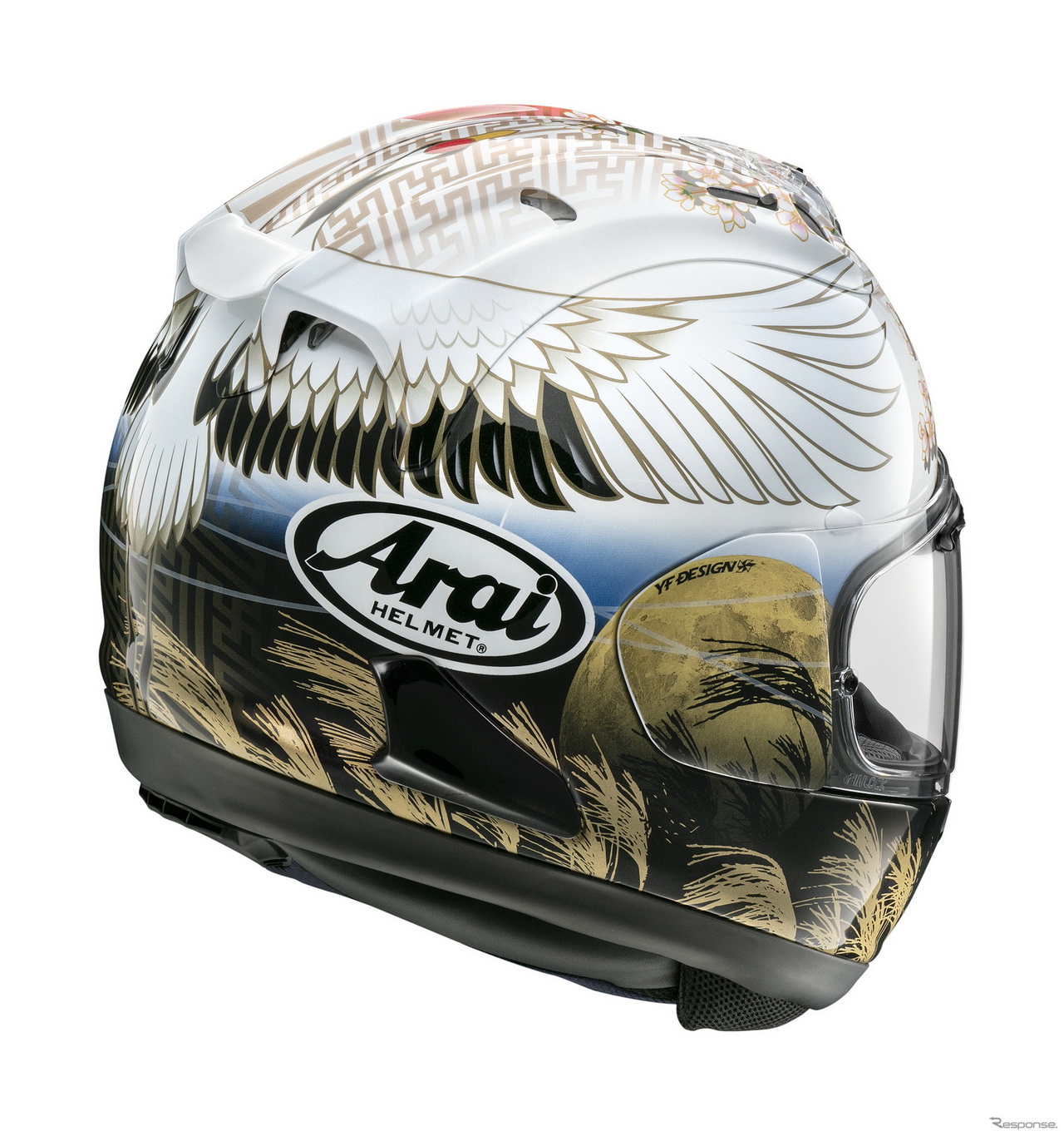 Arai Rx 7x 推出全新設計款式「tsubasa」 以丹頂鶴翩翩起舞的浮世繪風格為特色 癮車報