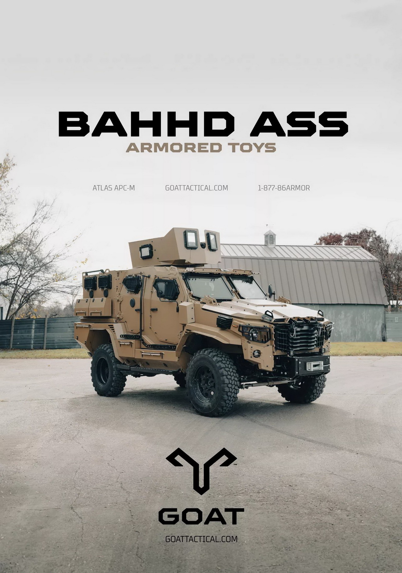 怪獸級Atlas APC：價值40萬美元以Ford為基礎的民用軍事卡車 | 癮車報