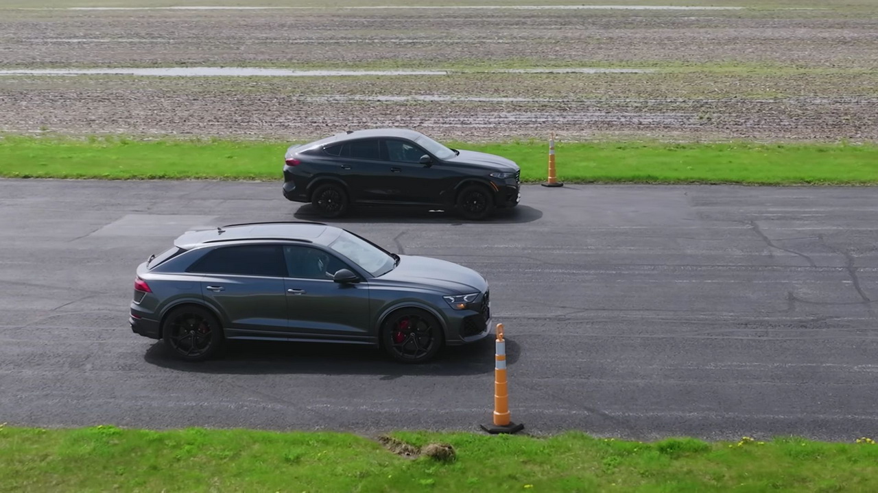 BMW X6 M與Audi RS Q8激戰直線加速賽 誰才是真正王者？？？ [影片] | 癮車報