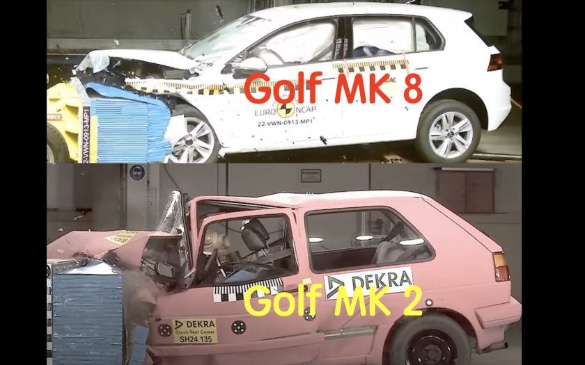 1989 GOLF 2代目接受現代的撞擊測試，可能一顆星都拿不到！ | 癮車報